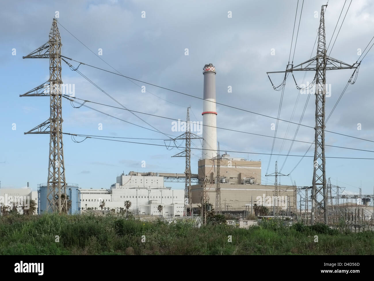 Israel, Tel Aviv, The Reading Power Station is located in north-western ...