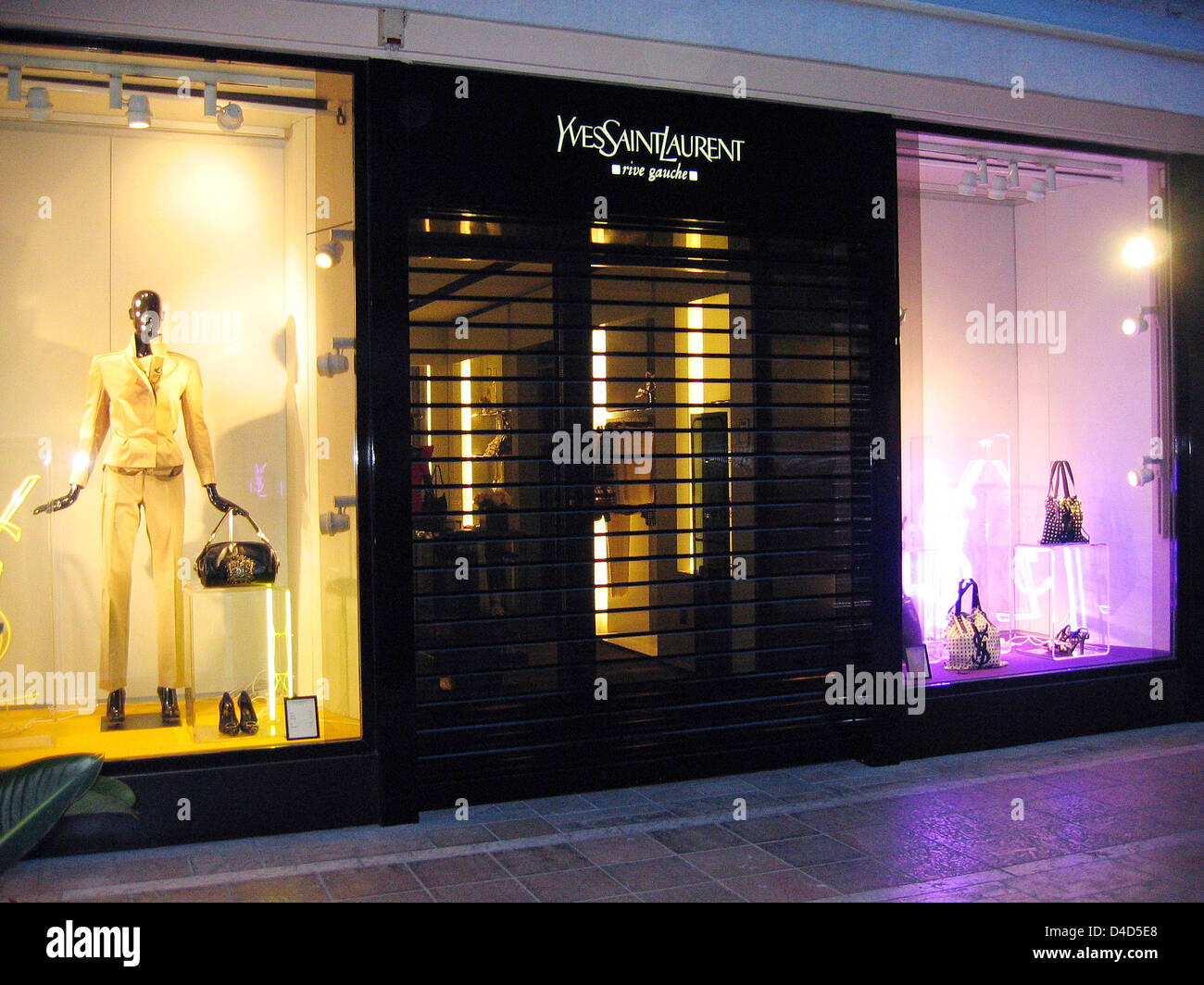 View saint laurent store in hi-res stock photography and images - Alamy
