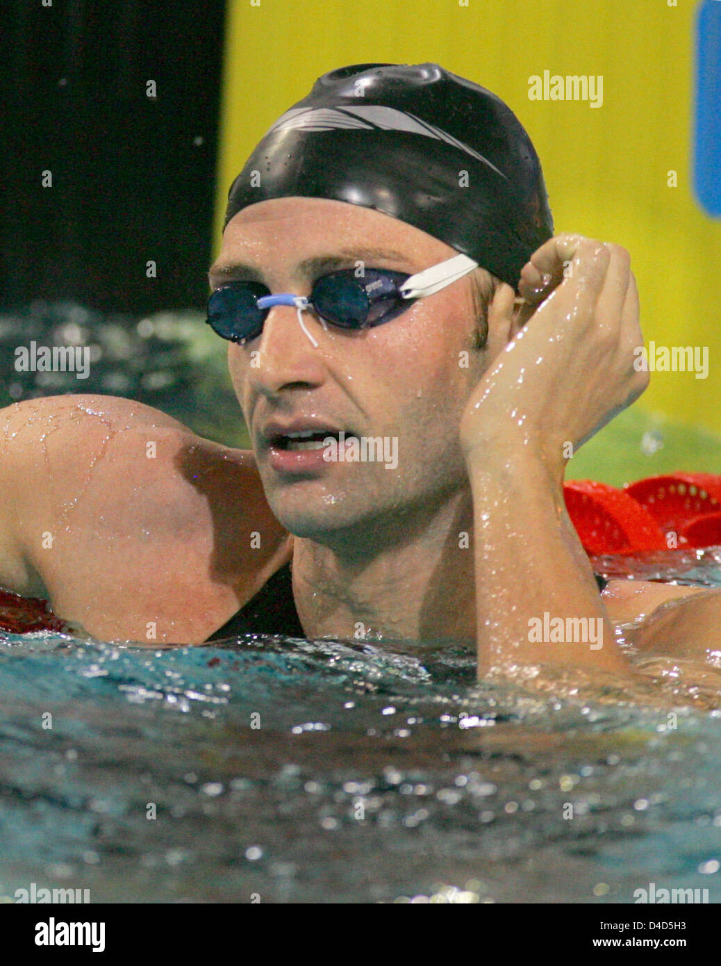 Italian swimmer Massimiliano Rosolino is pictured after a 200m ...
