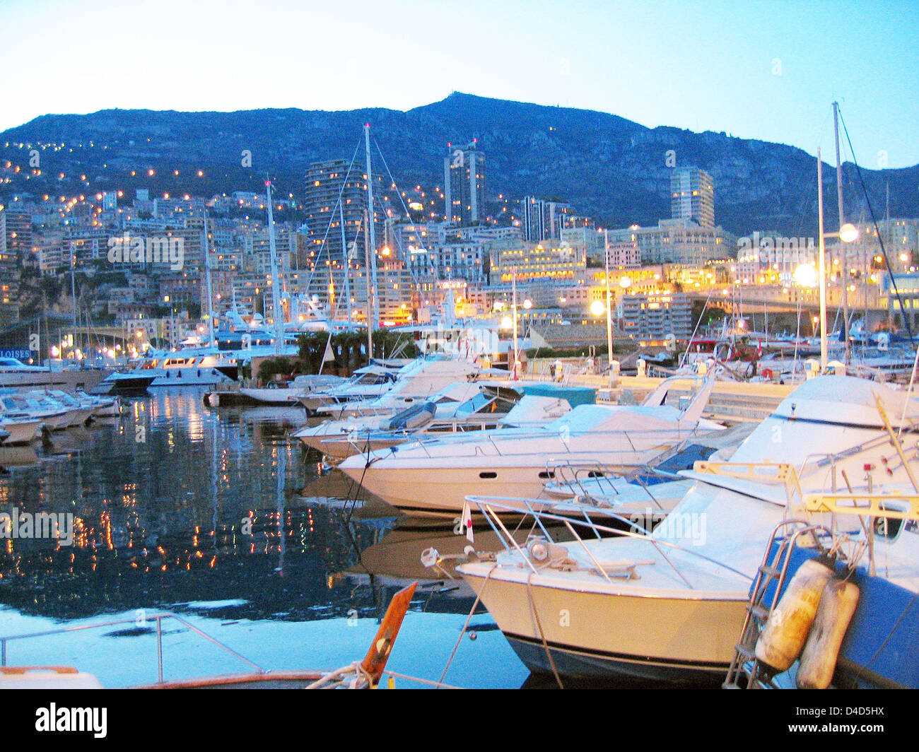The picture shows the marina at dawn in Monte Carlo, Monaco, 25 May ...