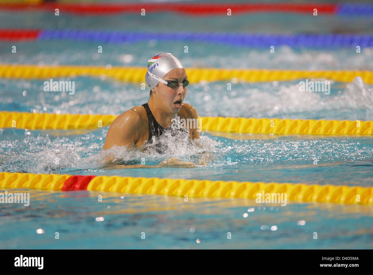 Italian swimmer Alessia Filippi is pictured in action during the Women ...