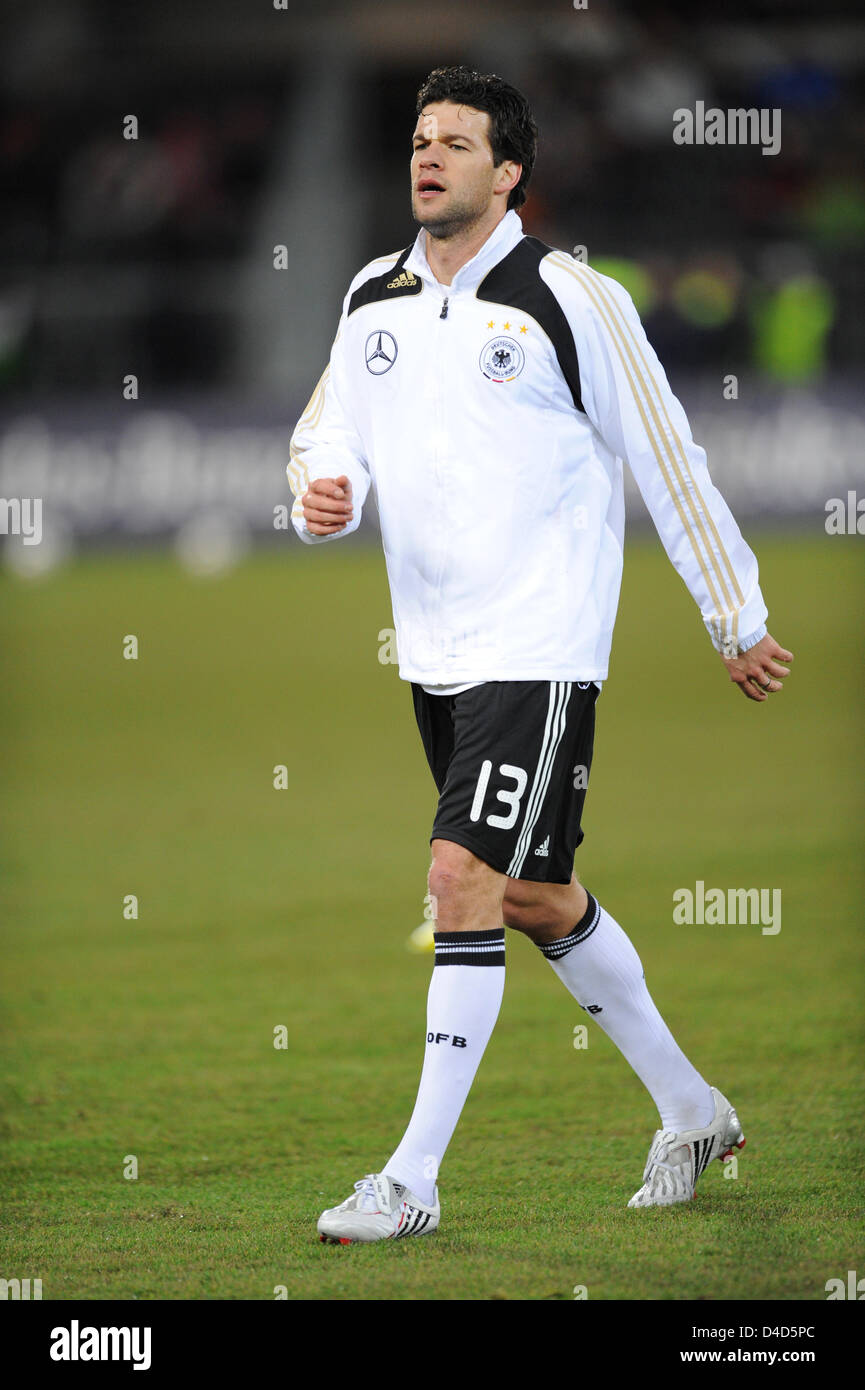 German midfielder Michael Ballack is pictured during the international ...