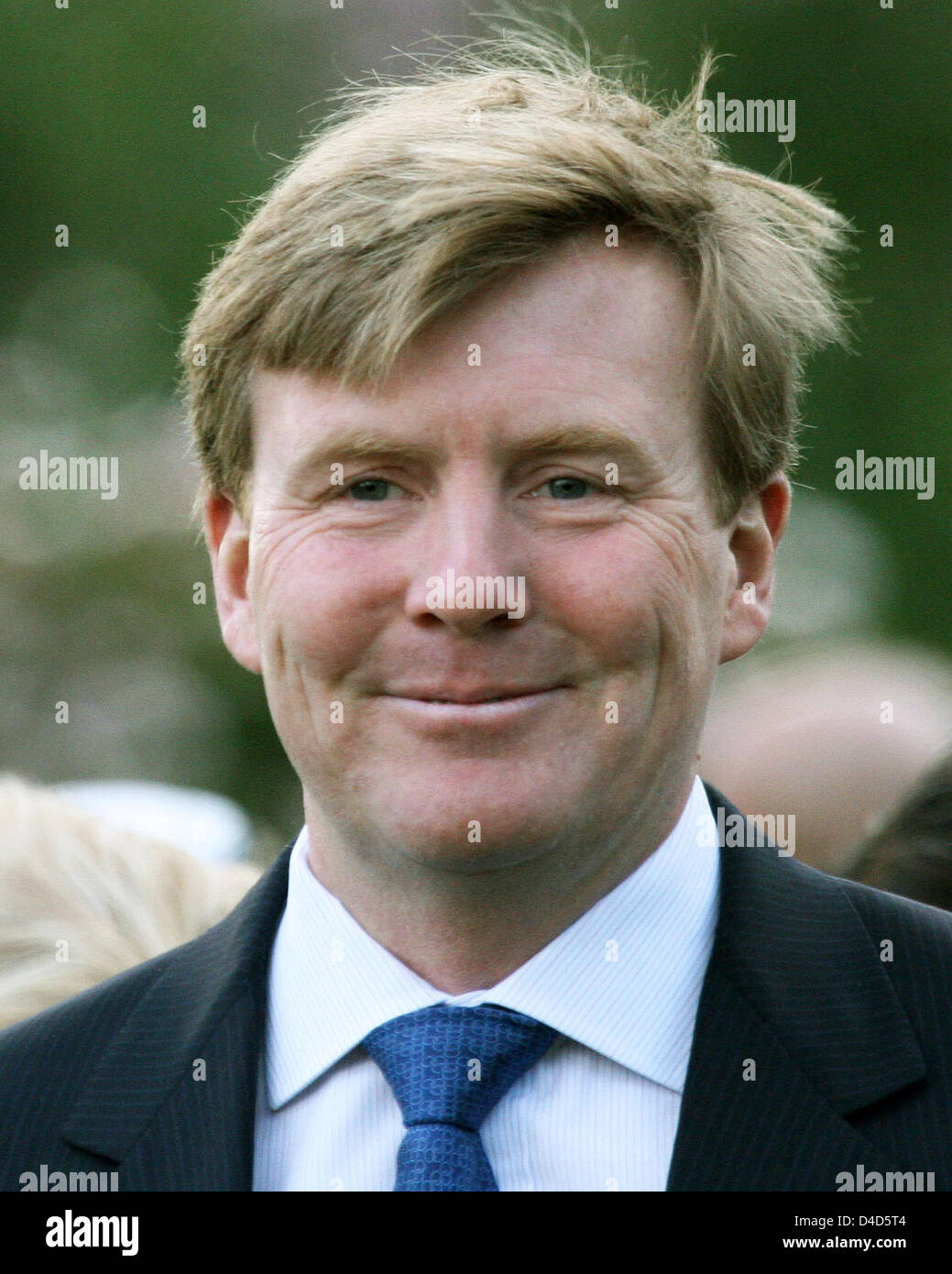 Crown Prince Willem-Alexander of the Netherlands akes a walk through ...