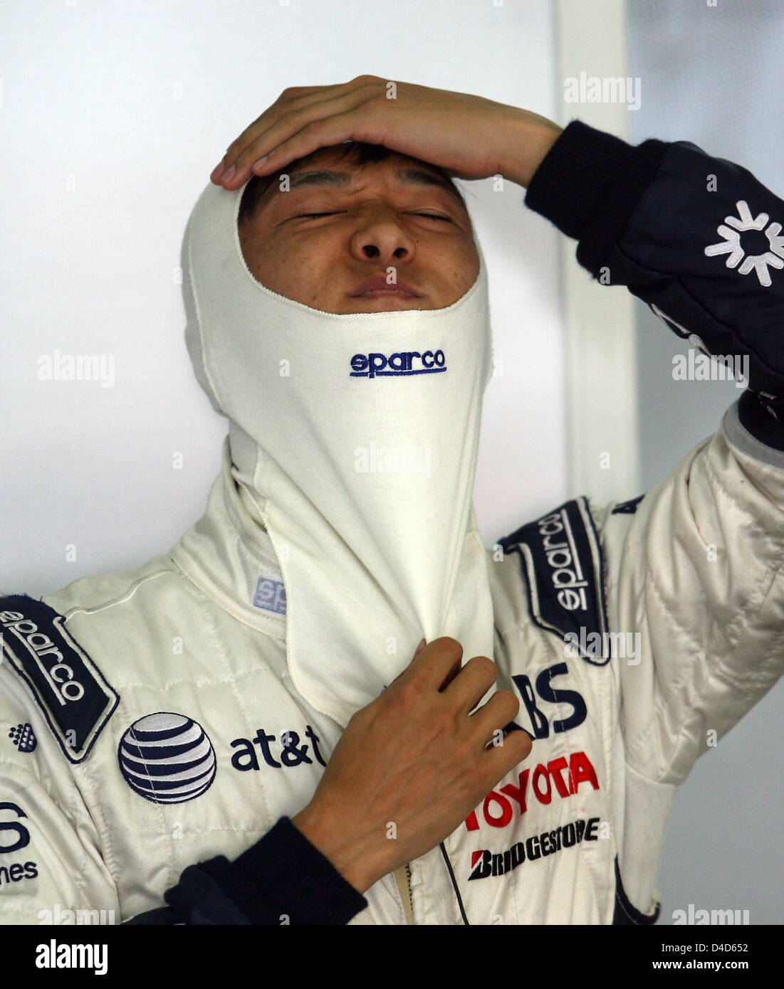 Racing driver balaclava hi-res stock photography and images - Alamy
