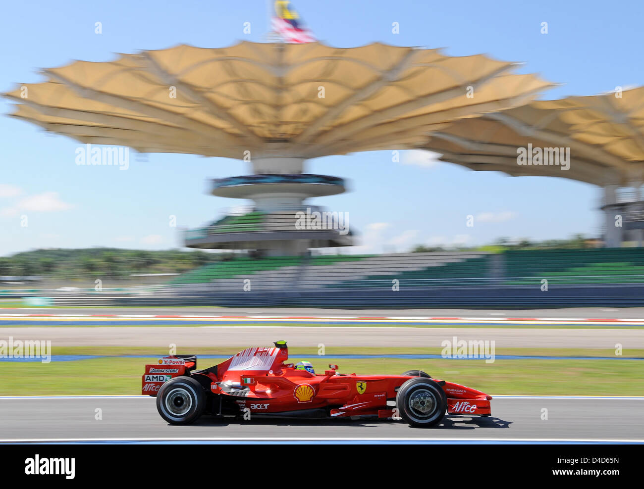 Brazilian Formula One driver Felipe Massa of Scuderia Ferrari during ...