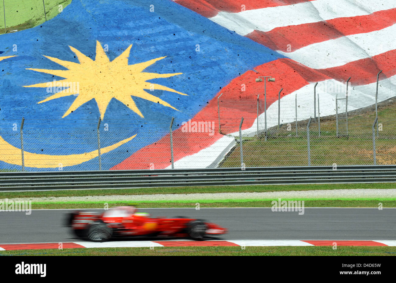 Brazilian Formula One driver Felipe Massa of Scuderia Ferrari during ...