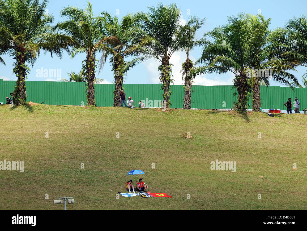 Formula one motor racing malaysian grand prix practice hi-res stock ...