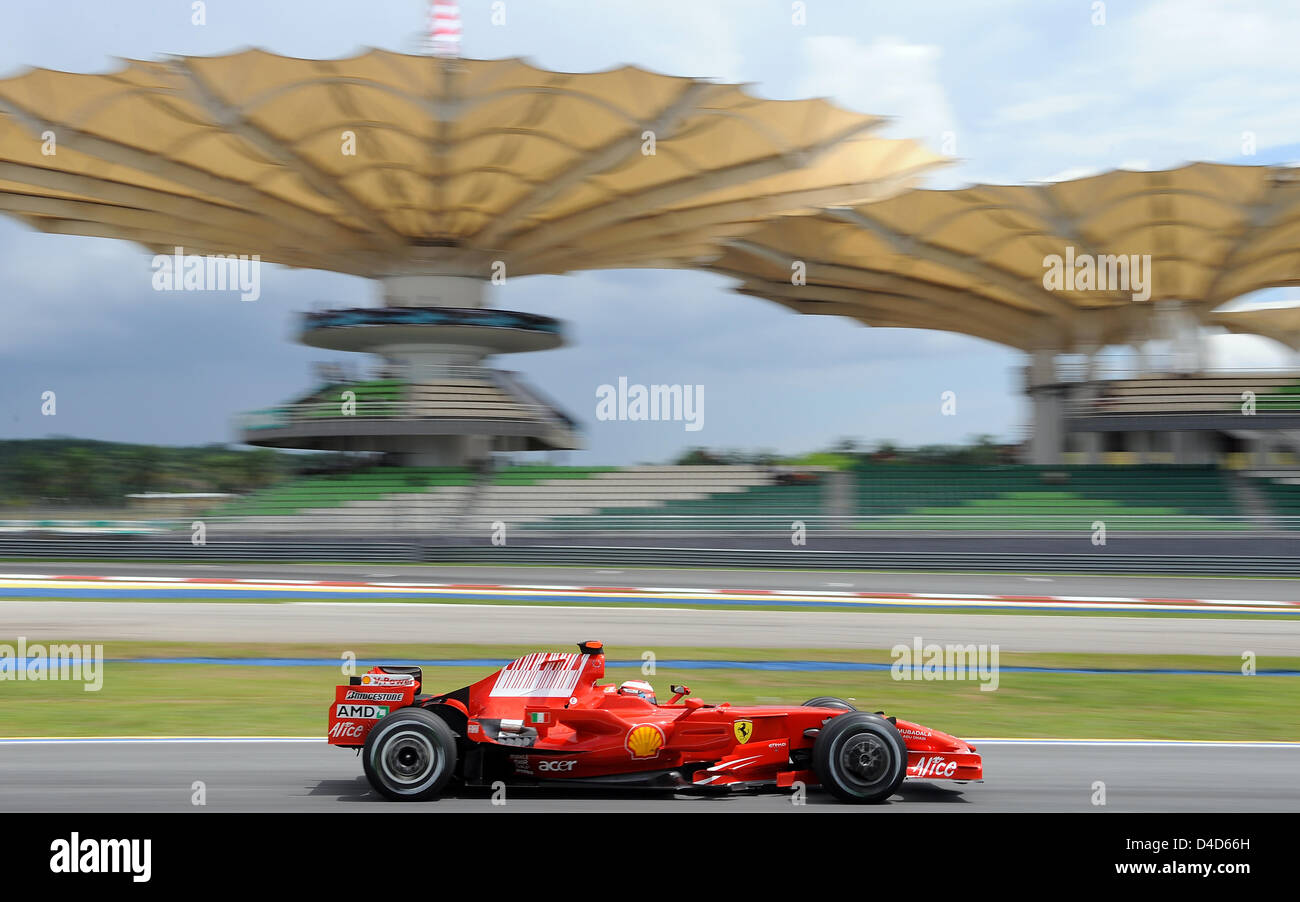 Finnish Formula One driver Kimi Raikkonen of Scuderia Ferrari during ...