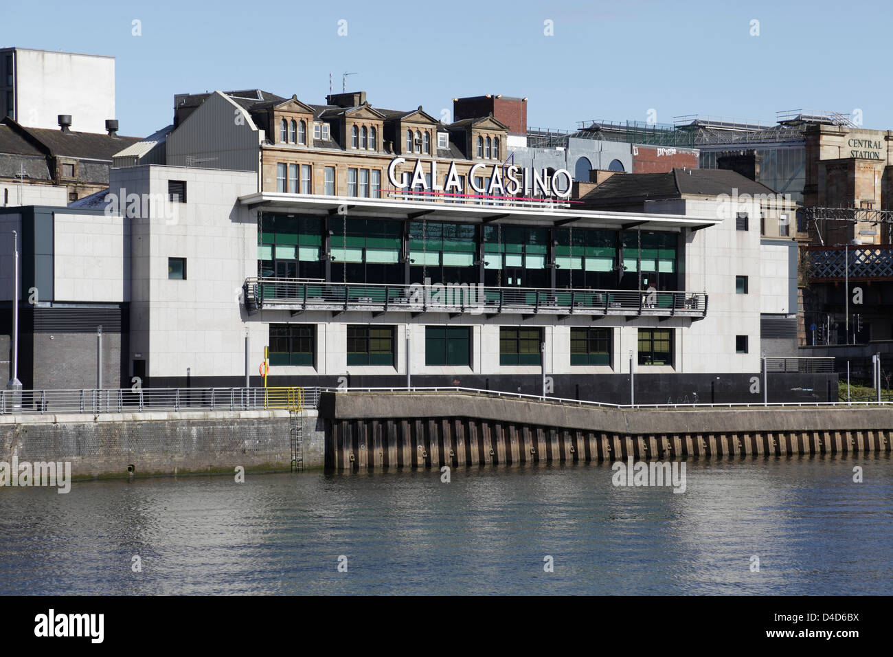 Gala Casino Glasgow city centre on the Broomielaw beside the River ...