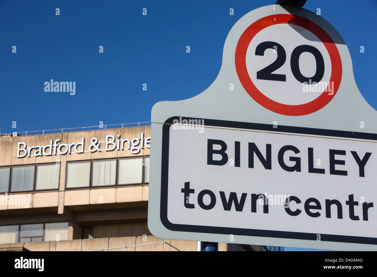 The Bradford and Bingley Building Society in Bingley, West Yorkshire ...
