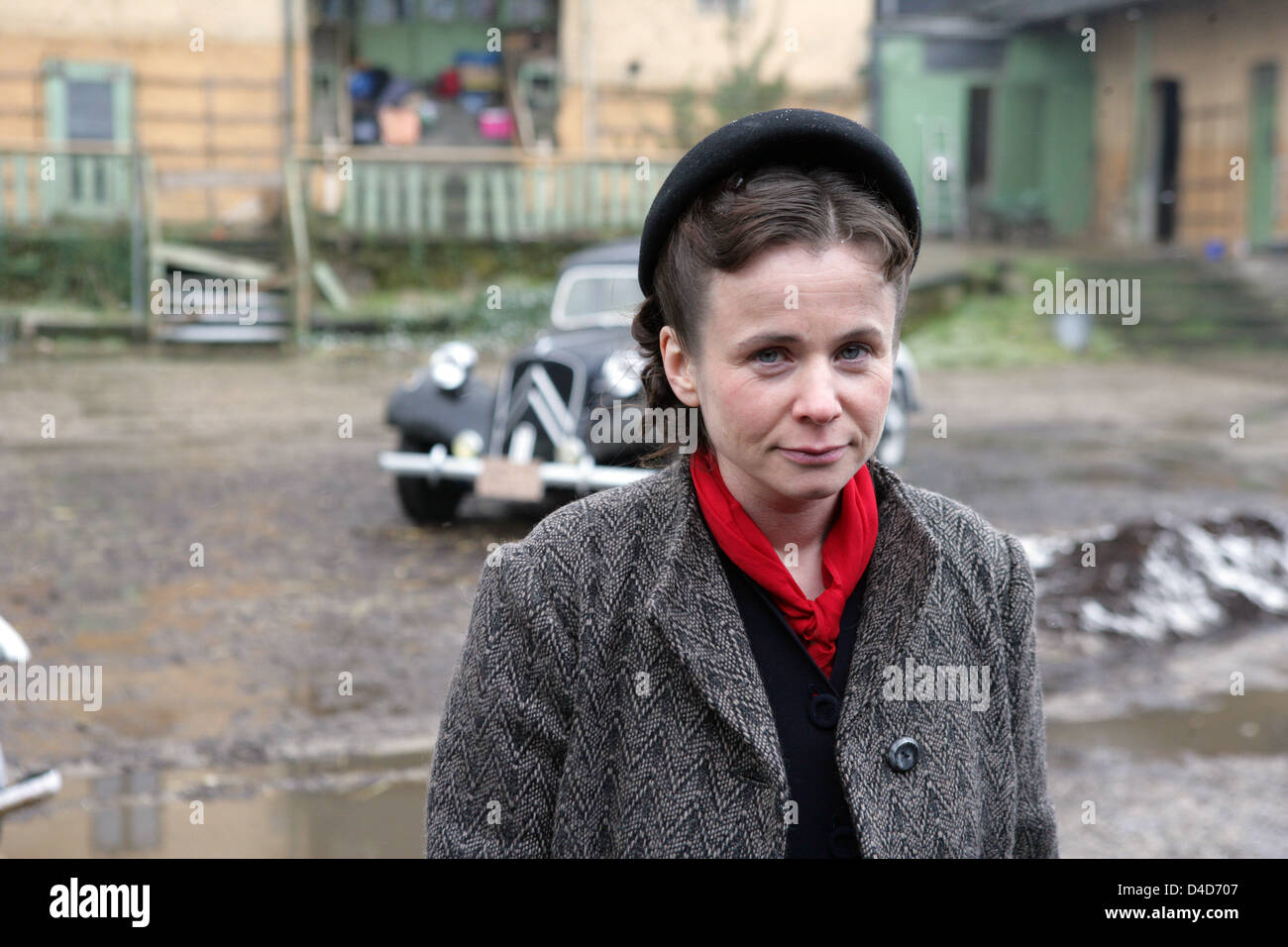 British actress Emily Watson poses at a photo call during the shooting ...