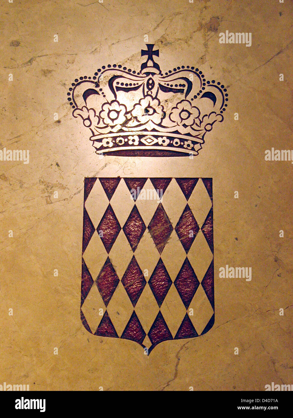 Grimaldi coat of arms hi-res stock photography and images - Alamy