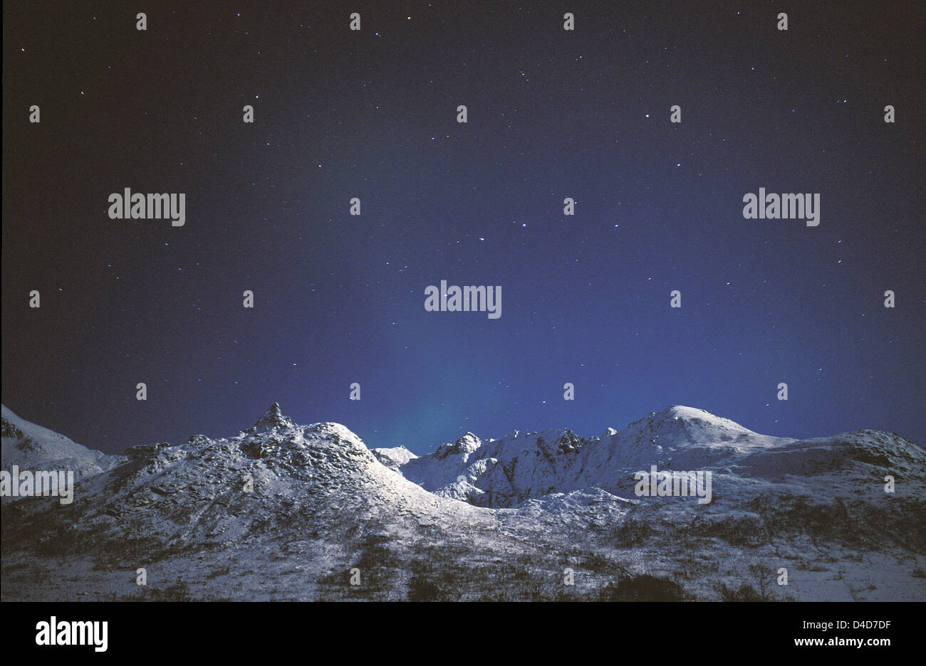 The picture shows the 'Plough' or the 'Great Dipper in th constellation ...
