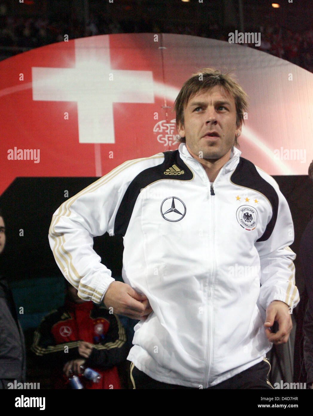 Germany's Bernd Schneider is pictured during an international friendly ...