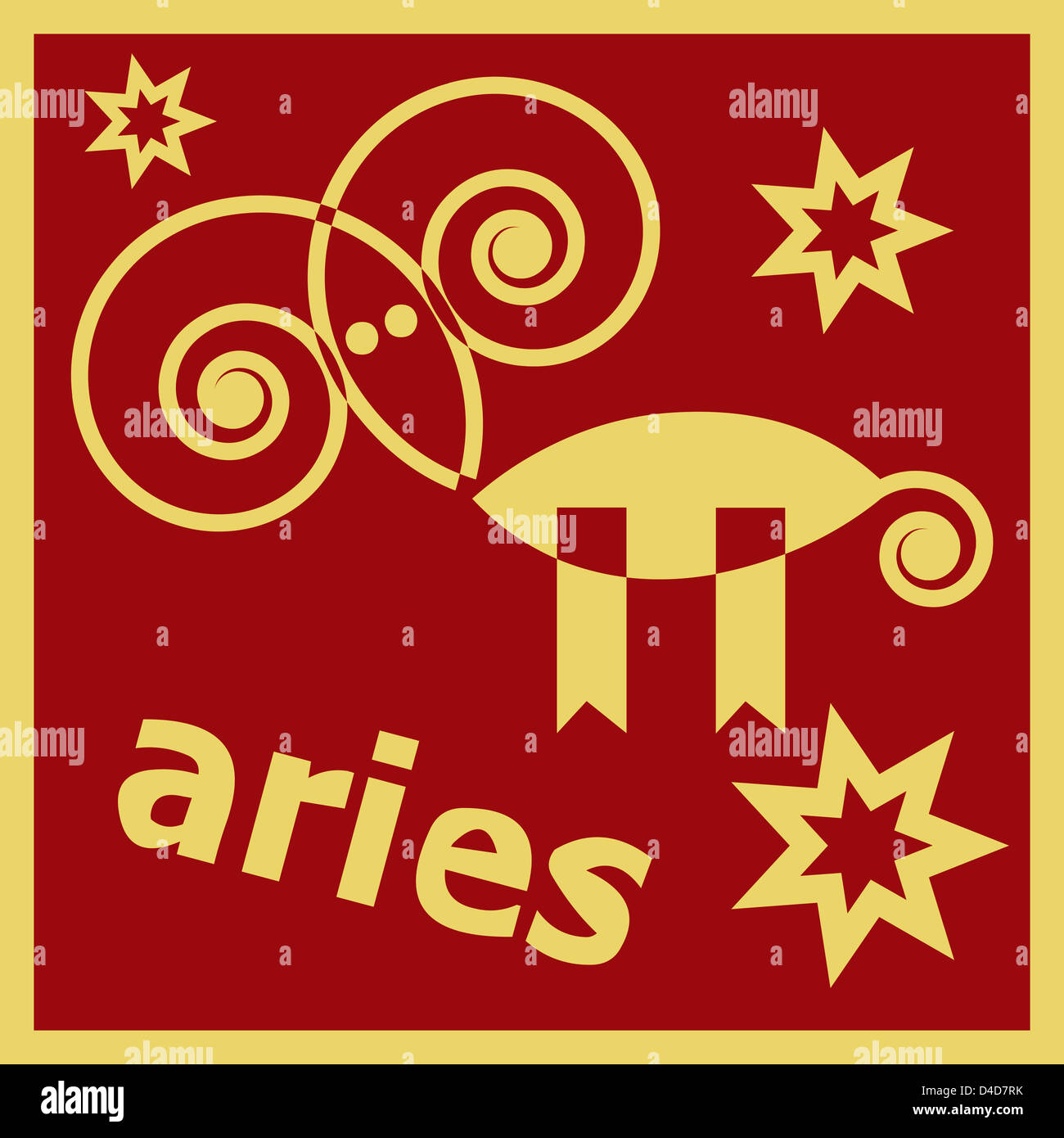 sign of the zodiac Aries Stock Photo - Alamy