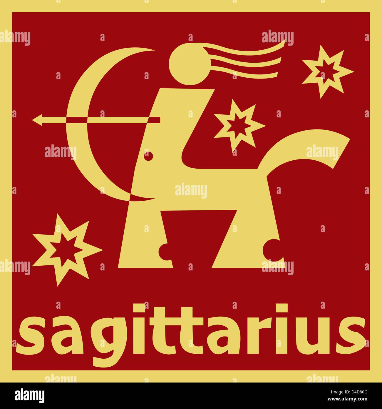 sign of the zodiac Sagittarius Stock Photo - Alamy