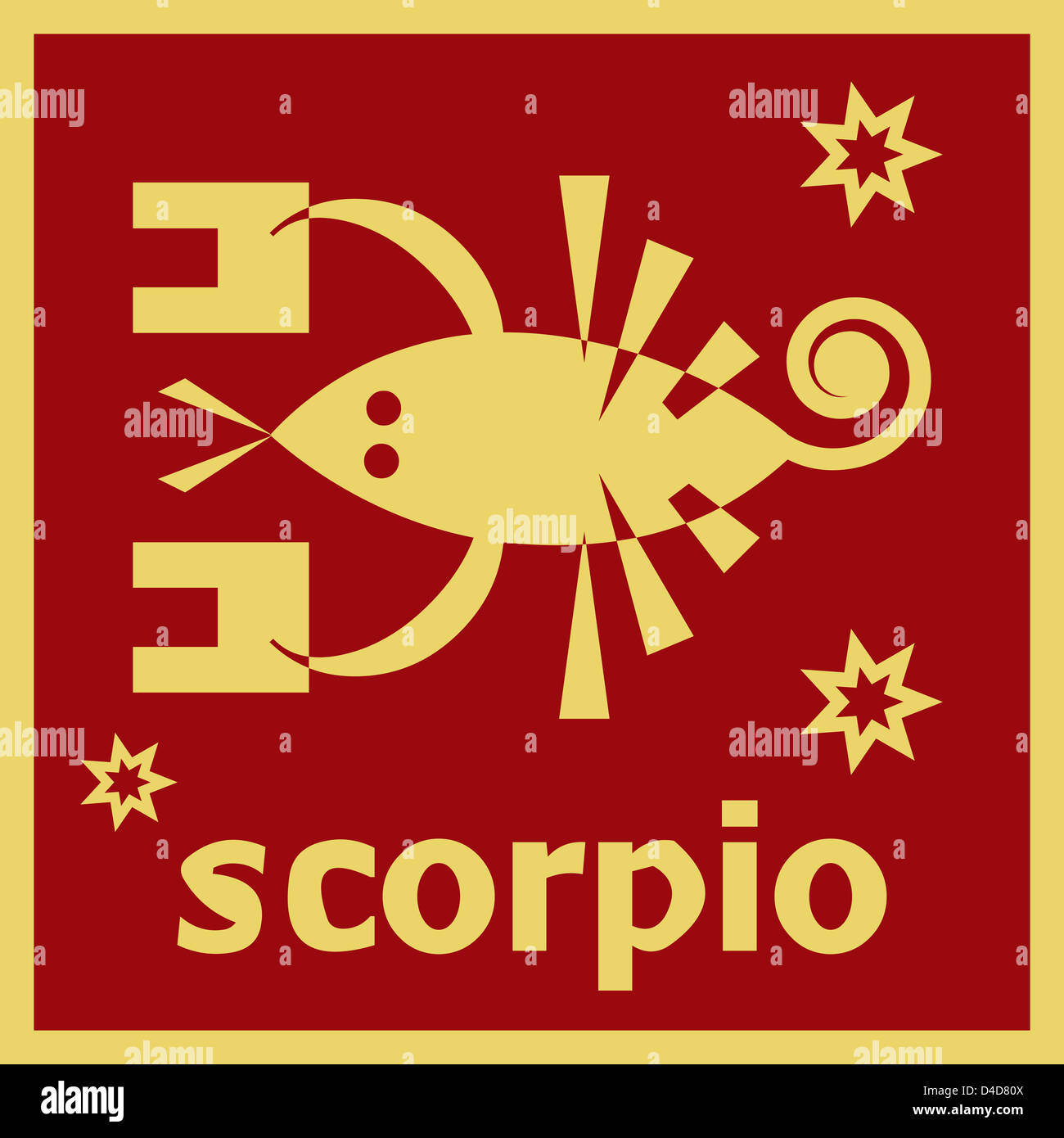 sign of the zodiac Scorpio Stock Photo - Alamy