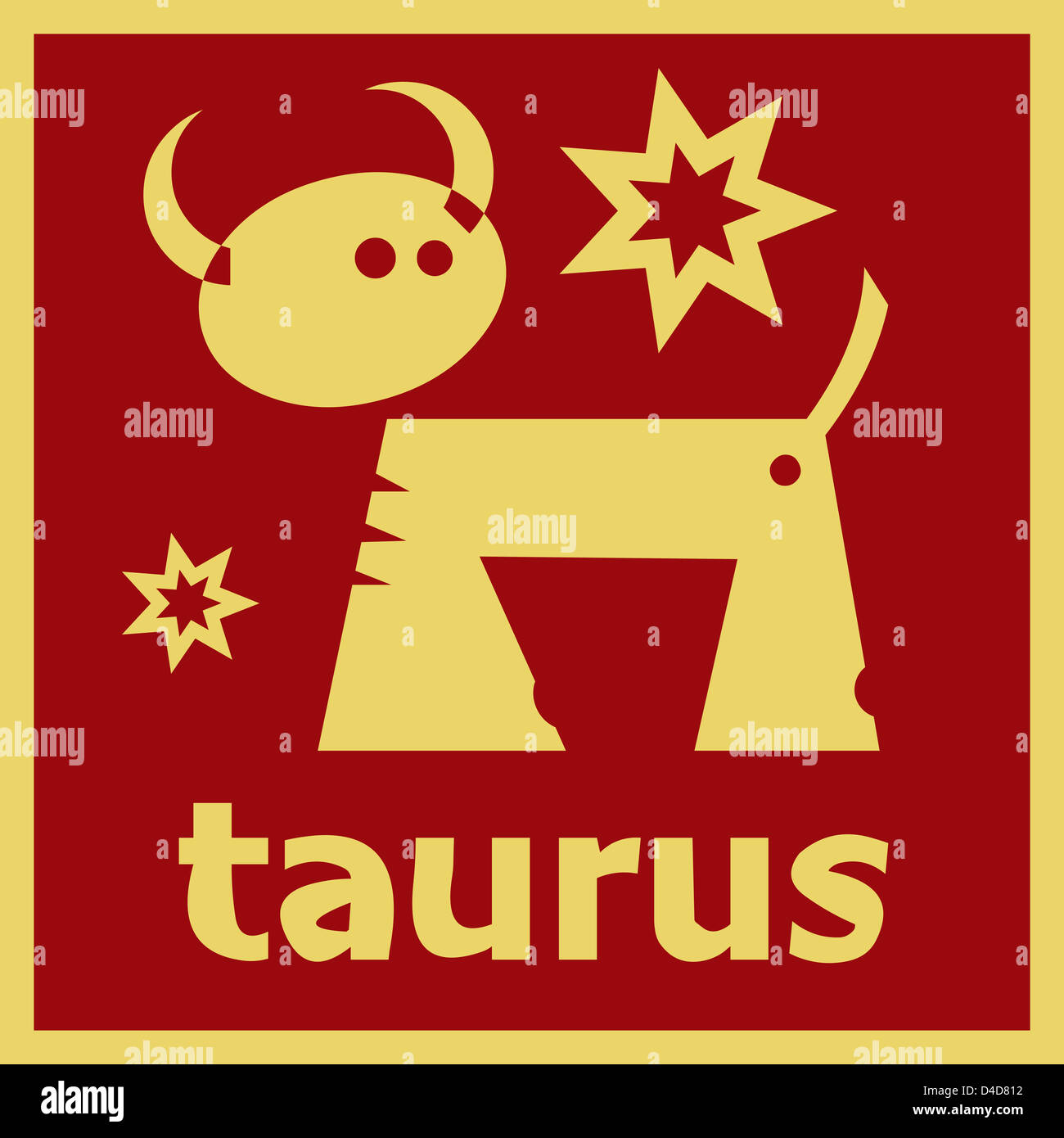 Taurus horoscope sign hi-res stock photography and images - Alamy