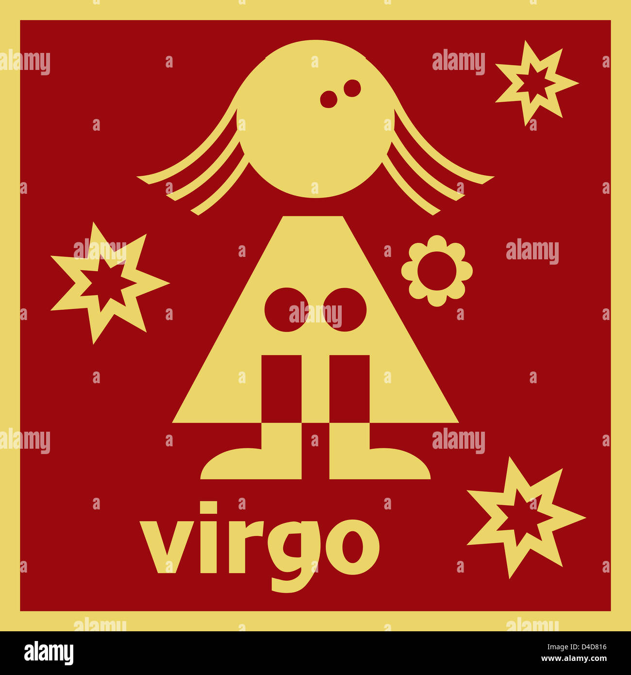 sign of the zodiac Virgo Stock Photo - Alamy