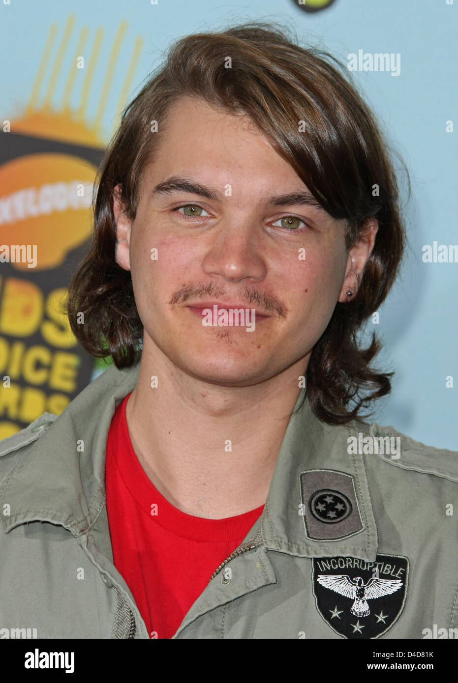 Actor Emile Hirsch arrives for the Nickelodeon's Kids' Choice Awards ...