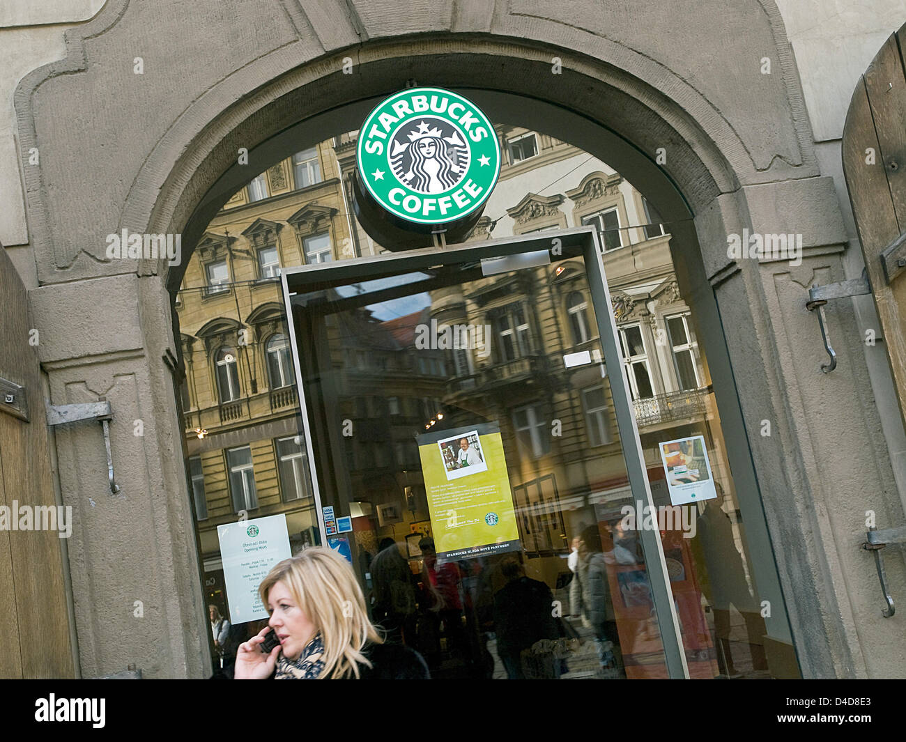 Starbucks prague hi-res stock photography and images - Alamy