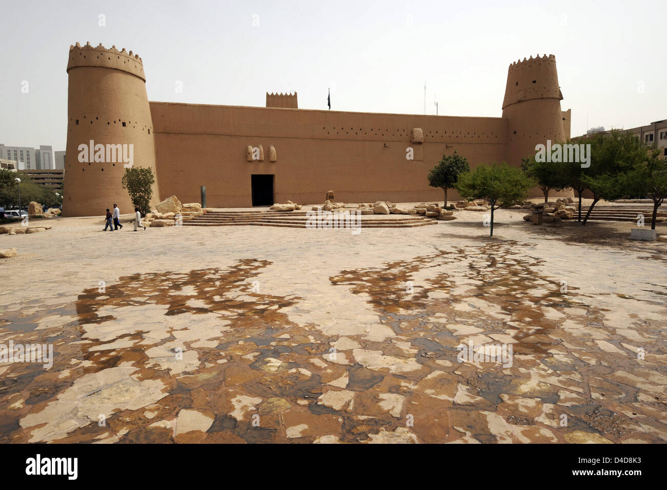 The picture shows the Al Masmak Castle from 1865 in Riyadh, Saudi ...