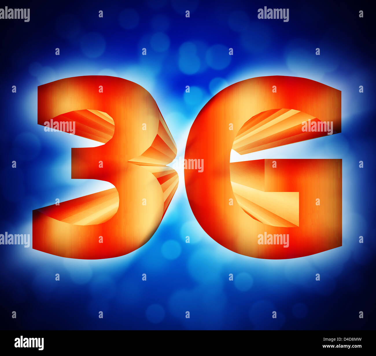 abstract of 3G network symbol Stock Photo - Alamy