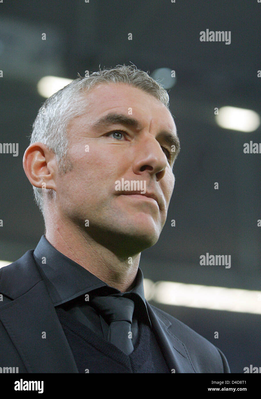 Schalke head coach Mirko Slomka pictured during the UEFA Champions ...