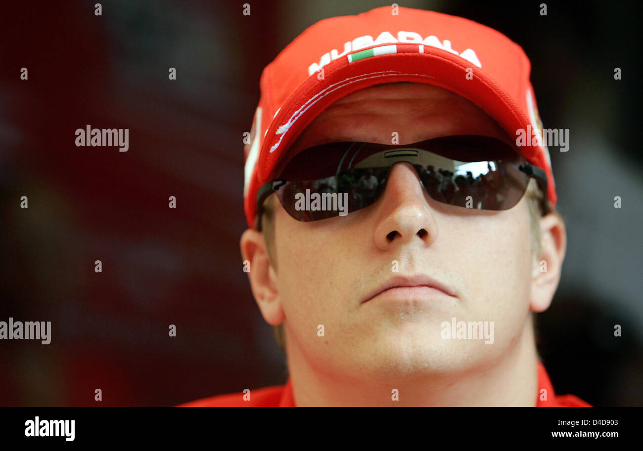 Finnish Formula One driver Kimi Raikkonen of Scuderia Ferrari pictured ...