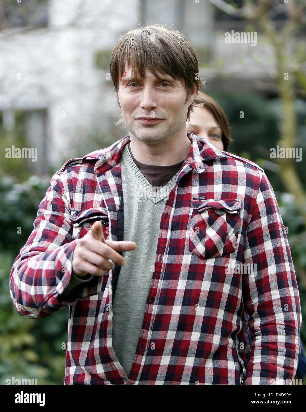 Danish actor Mads Mikkelsen poses at a photo call for his film 'Die ...