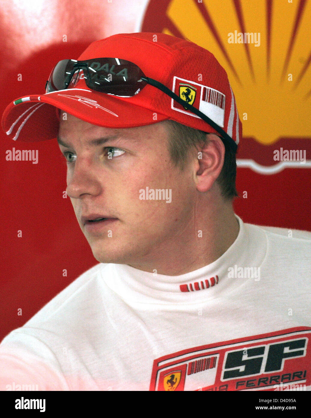 Finnish Formula One driver Kimi Raikkonen of Scuderia Ferrari pictured ...
