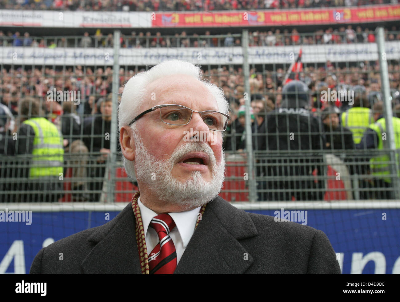 Nuremberg president Michael A. Roth pictured in Bundesliga match ...