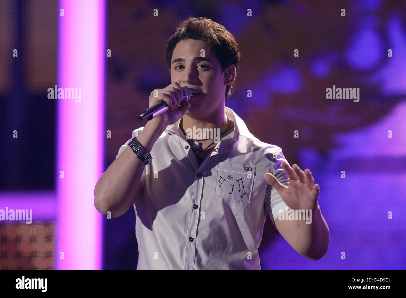 Fady Maalouf, 28-year-old entrant in 'the German 'Pop Idol' version ...