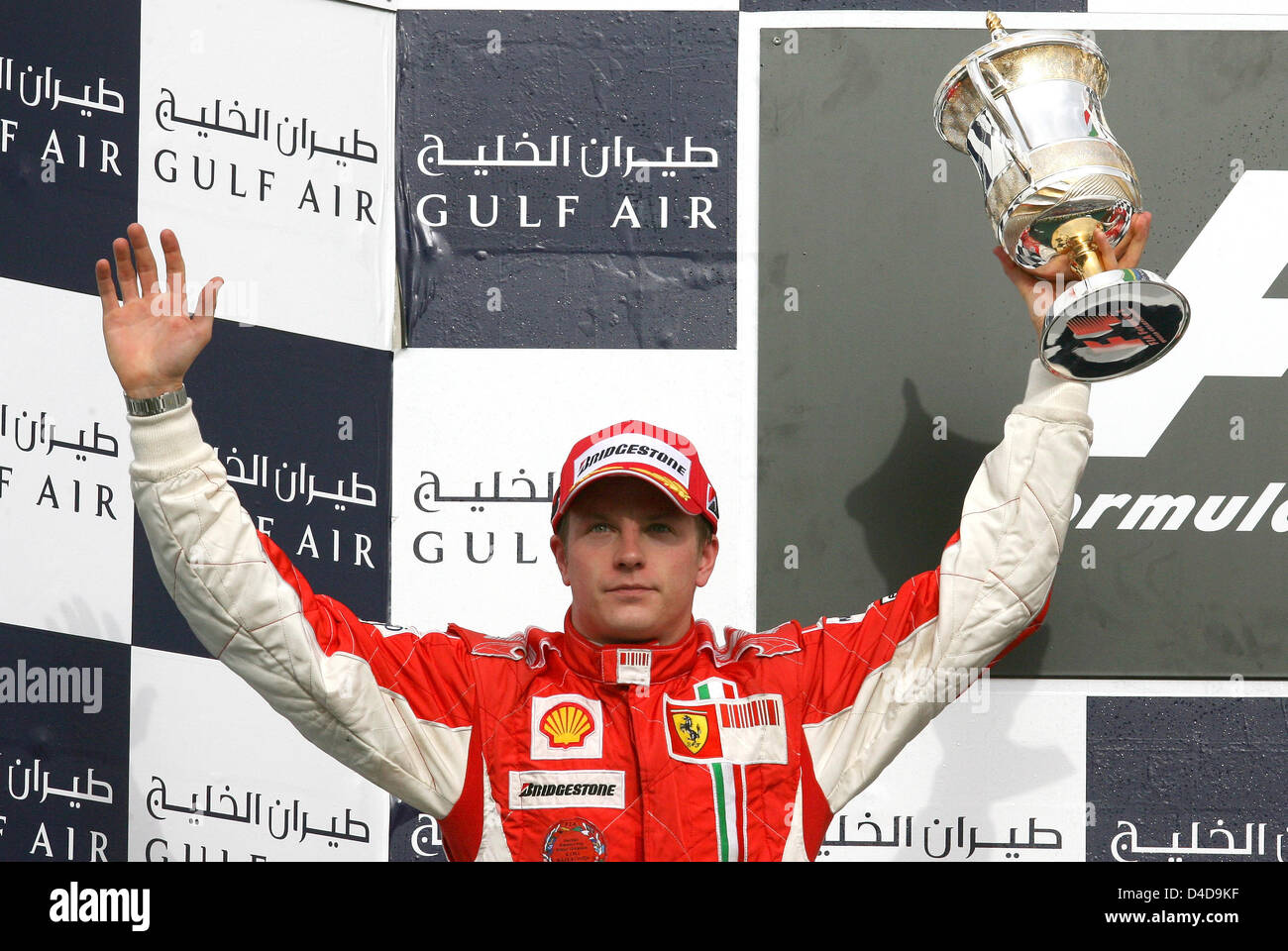 Finnish Formula One driver Kimi Raikkonen of Scuderia Ferrari ...