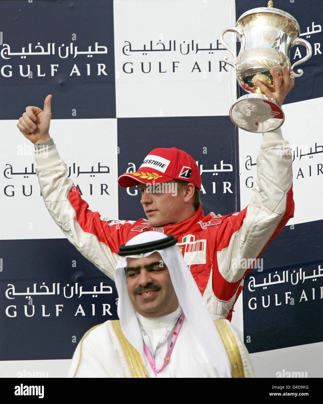 Finnish Formula One driver Kimi Raikkonen of Scuderia Ferrari ...
