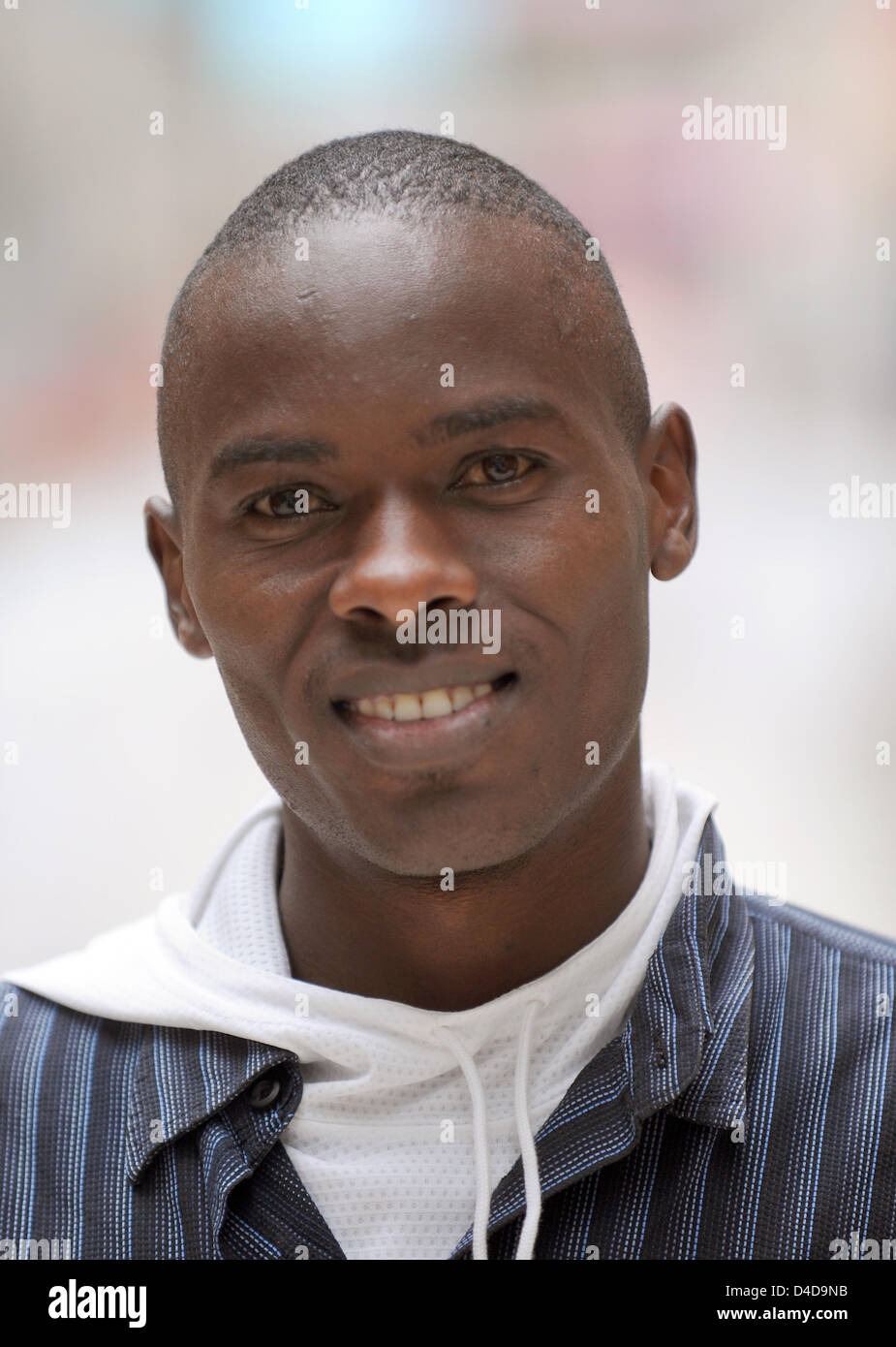 Kenyan runner Patrick Makau Musyoki,is pictured at a photocall for the ...