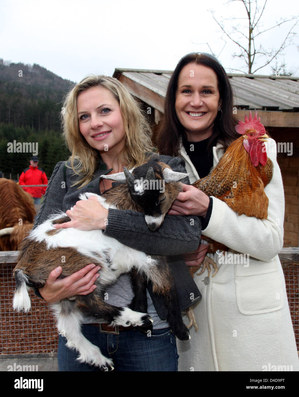Actress Susanne Michel and Austrian animal-rights activist Maggie ...