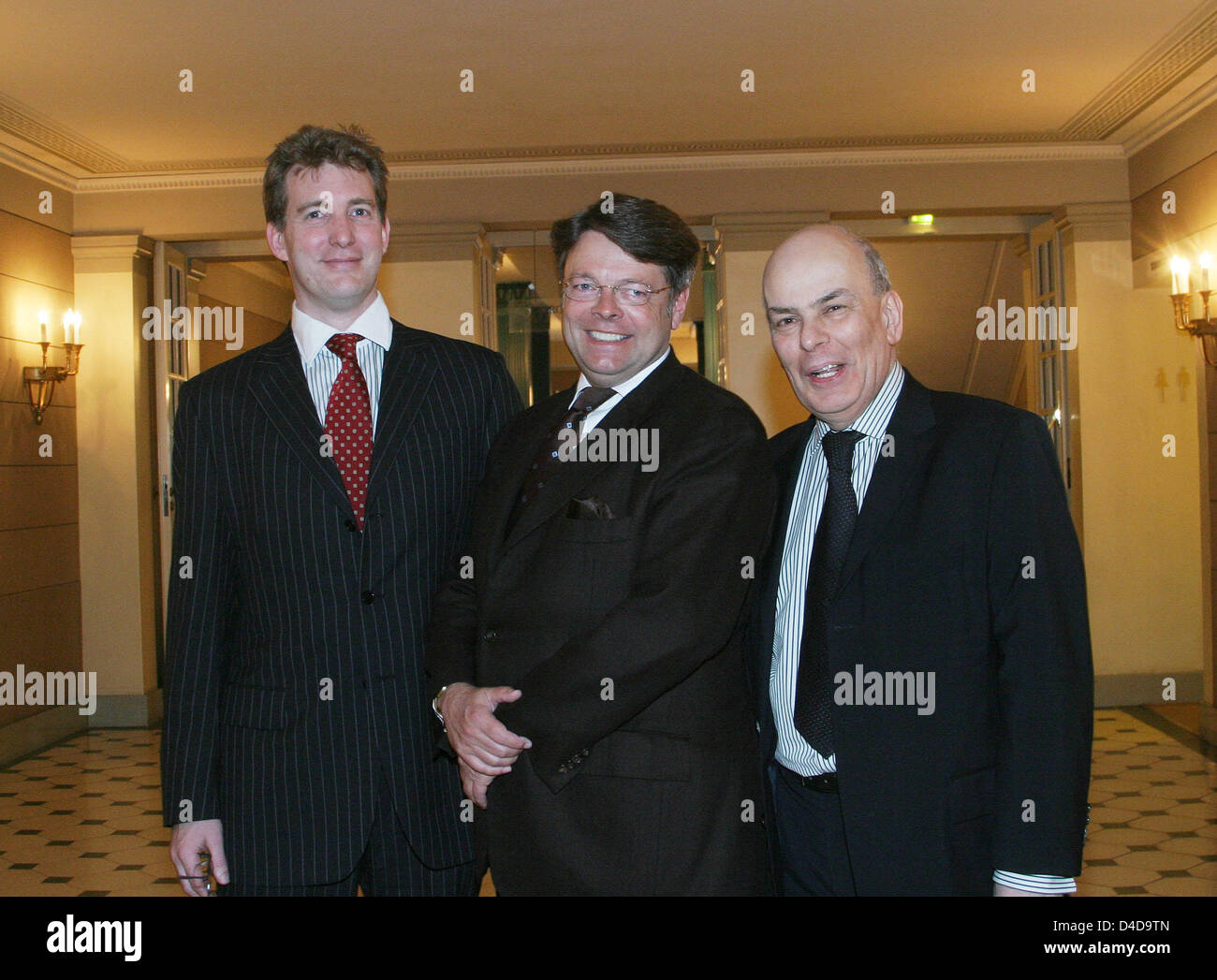 Raymond Gubbay, founder of Raymond Gubbay Ltd (R), Peter Schwenkow, CEO ...