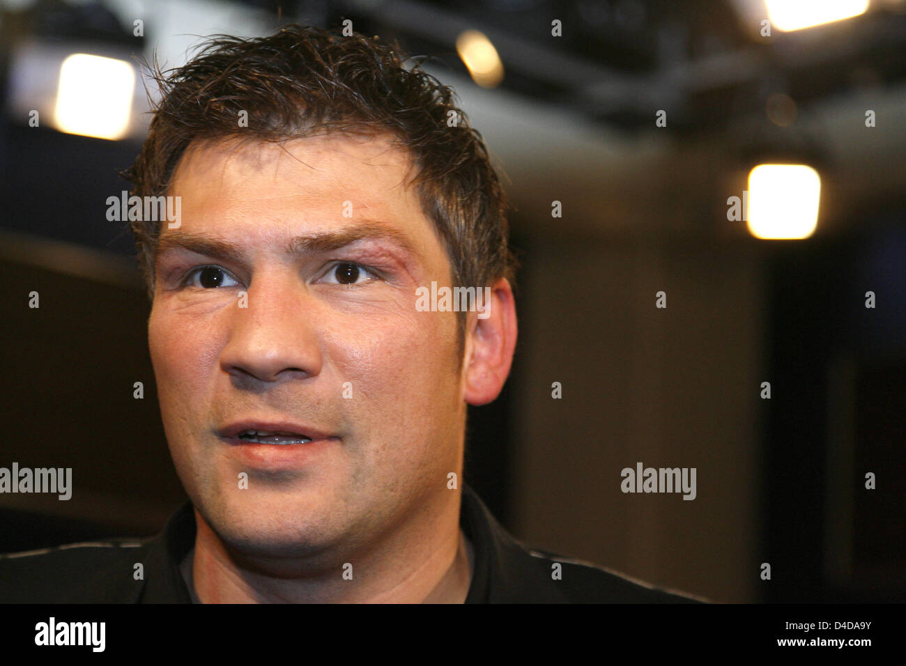 Boxer Dariusz Michalczewski is pictured after the taping of the TV talk ...