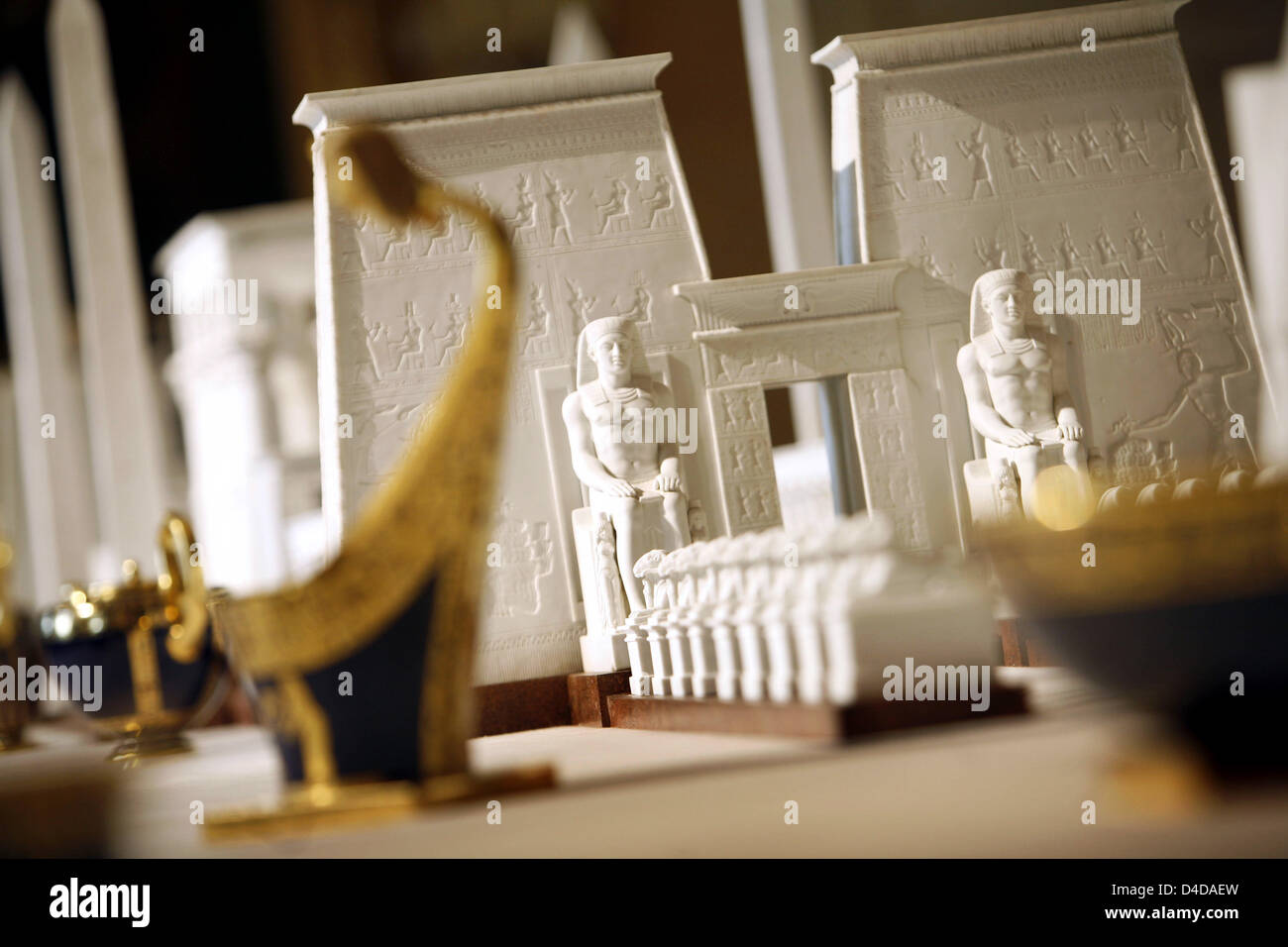 The image captures a detail of the huge Egyptian service which French ...