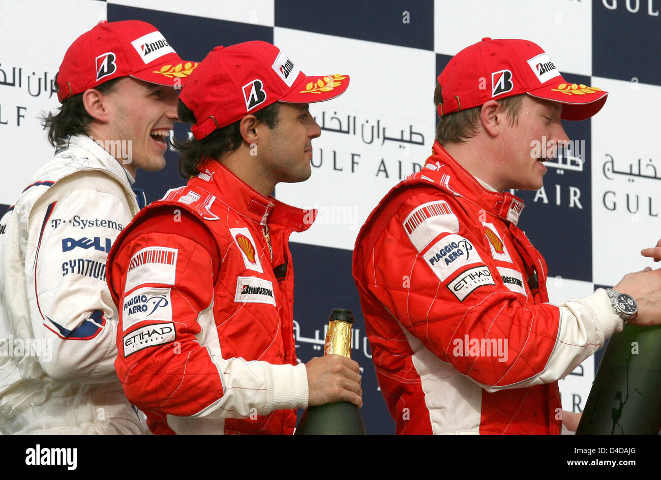 Brazilian Formula One driver Felipe Massa of Scuderia Ferrari (C ...
