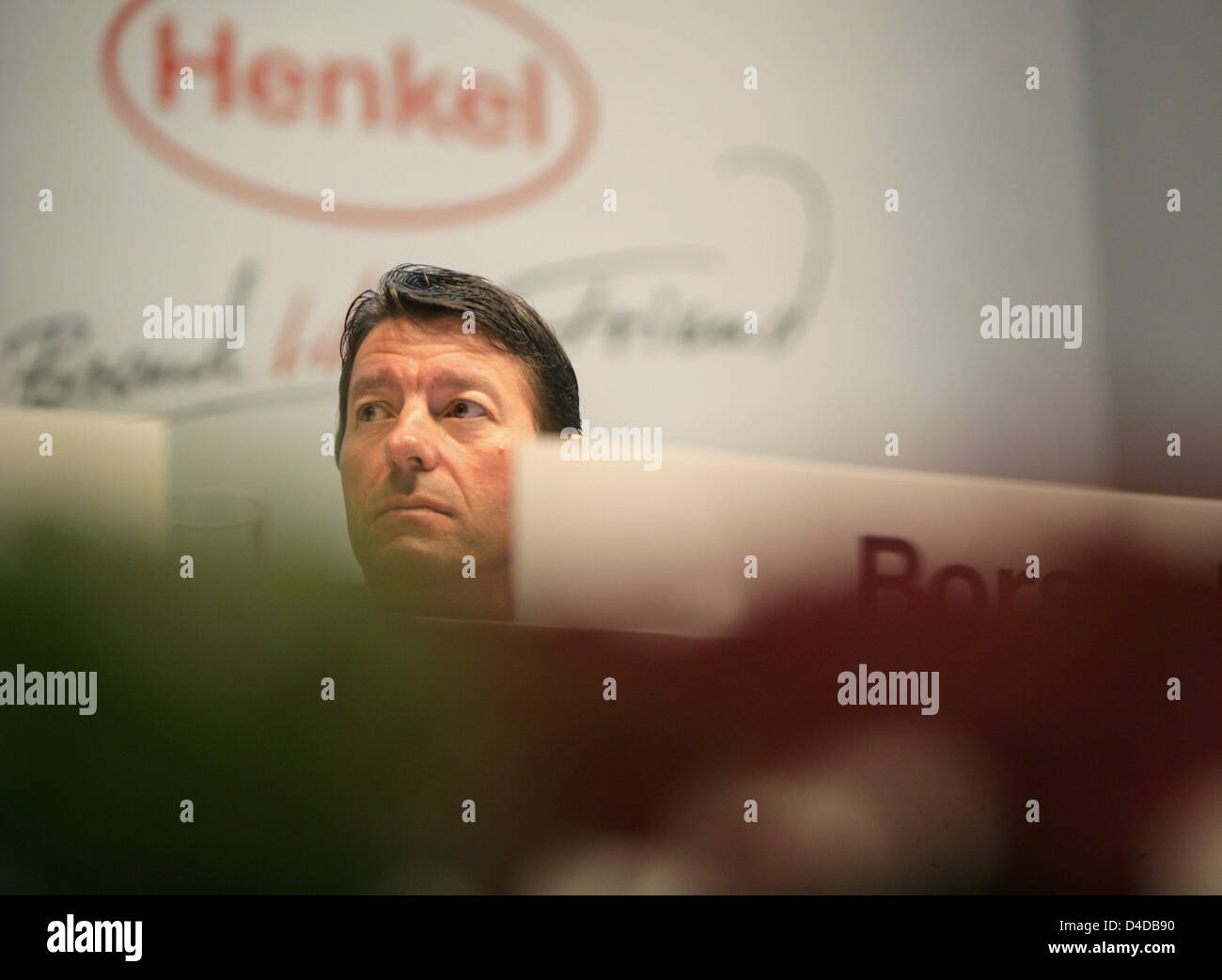 The new Henkel CEO Kasper Rorsted is pictured at the Henkel general ...