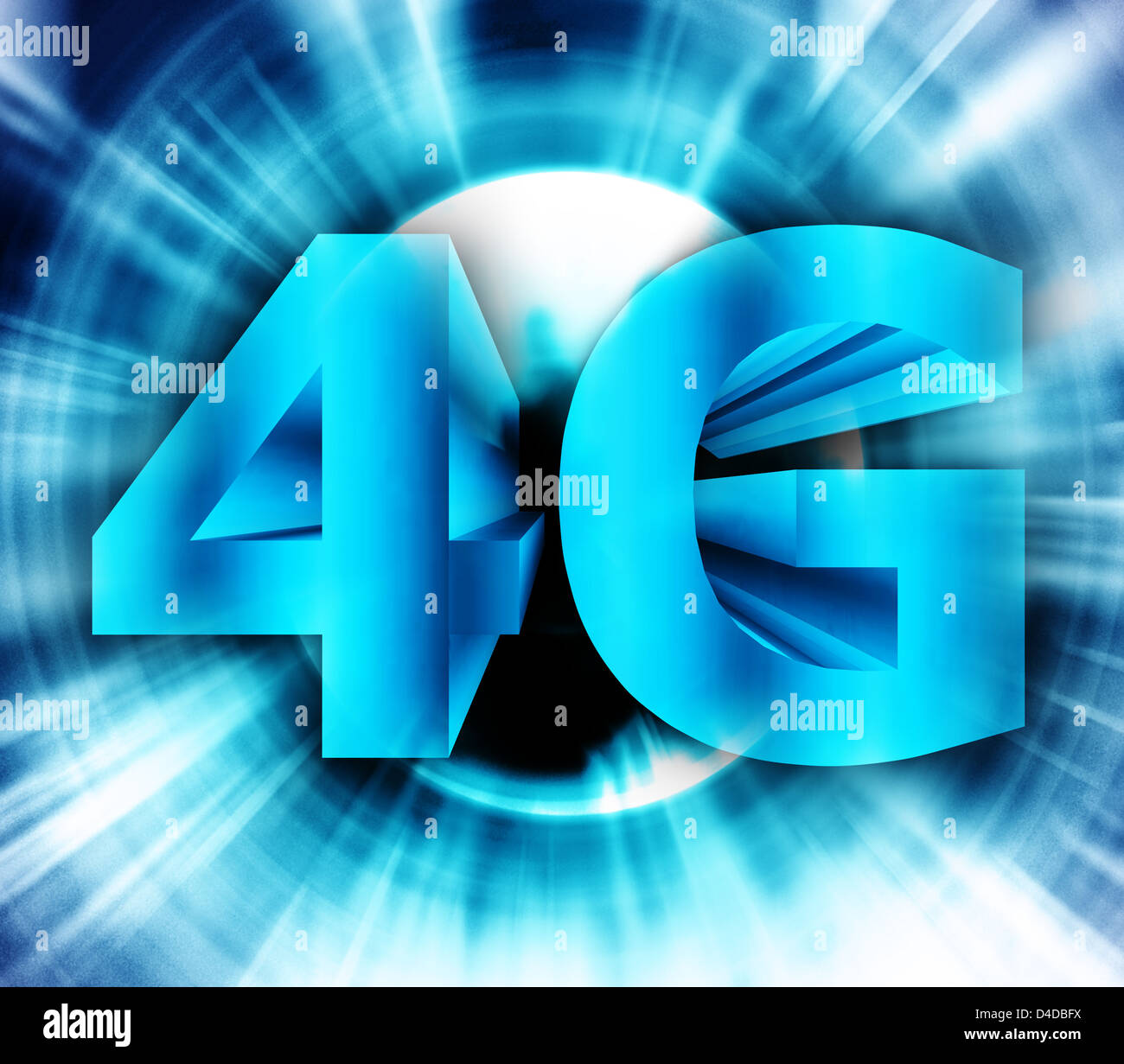 abstract of 4G network symbol Stock Photo - Alamy