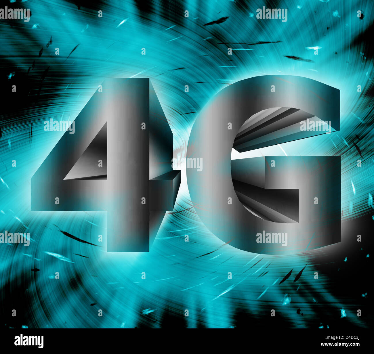 abstract of 4G network symbol Stock Photo - Alamy