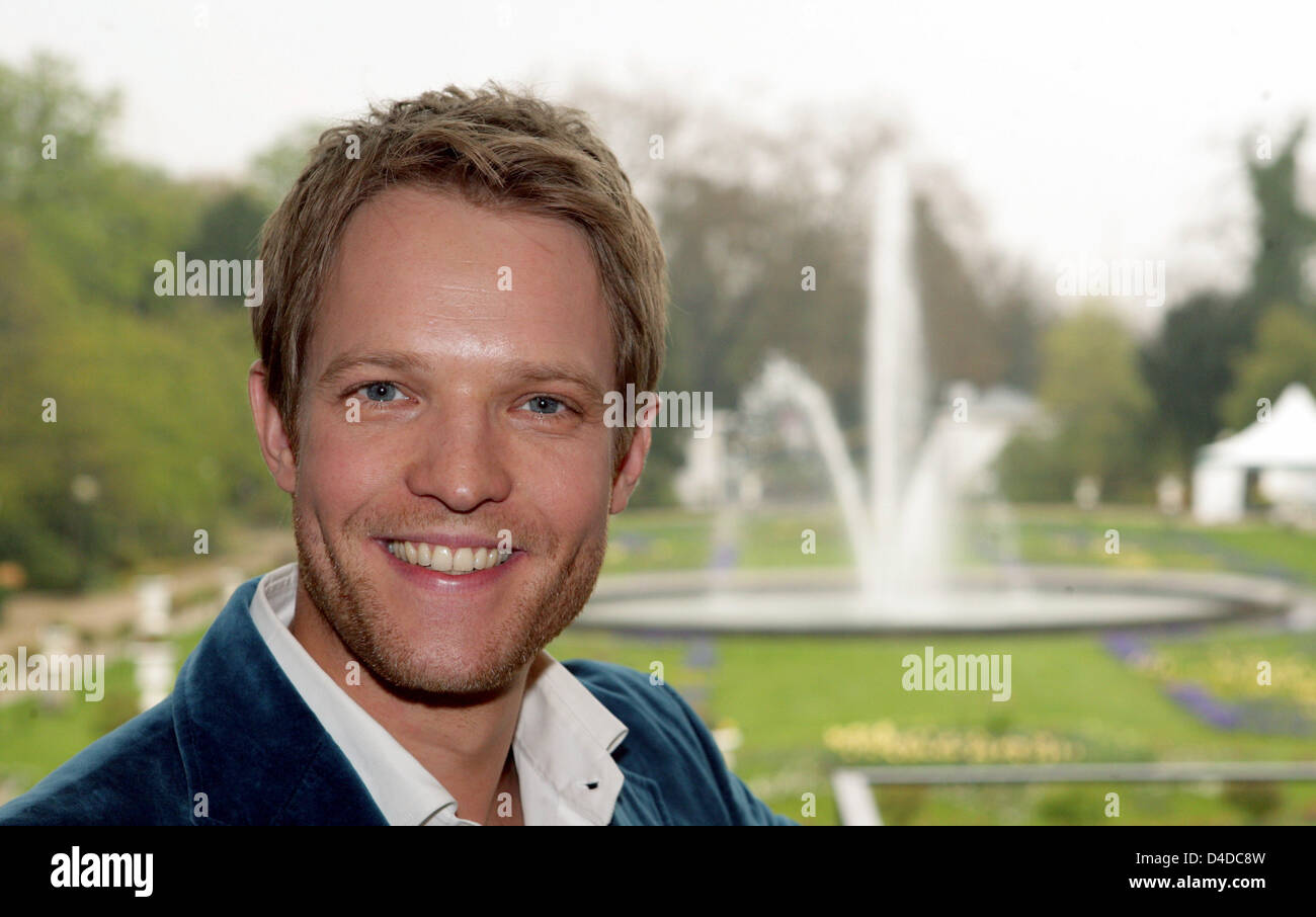 Ernst-Marcus Thomas poses as new presenter of 'ZDF-Fernsehgarten' tv ...
