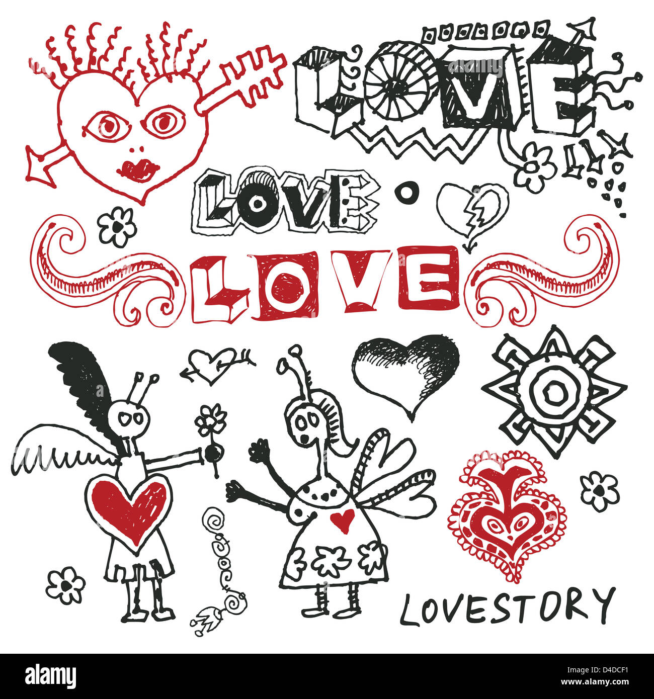 Love Doodles For Her