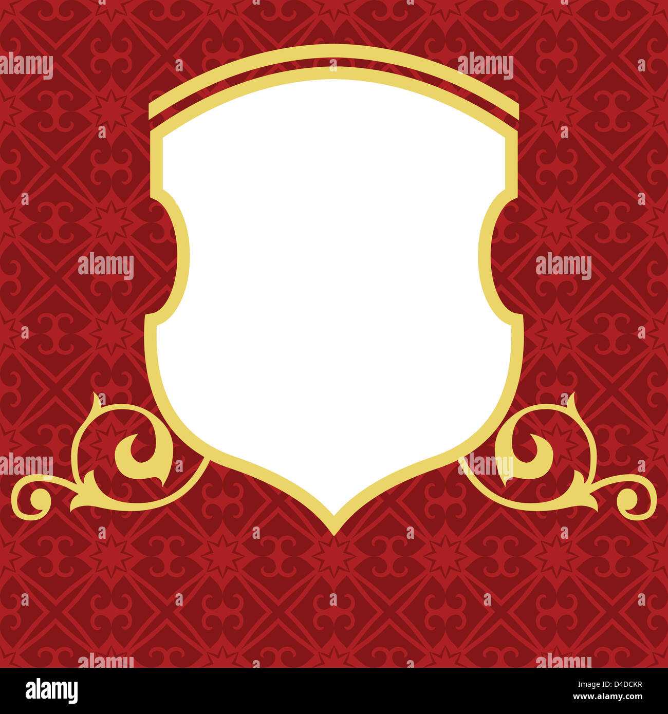 shield design, decorative frame Stock Photo - Alamy