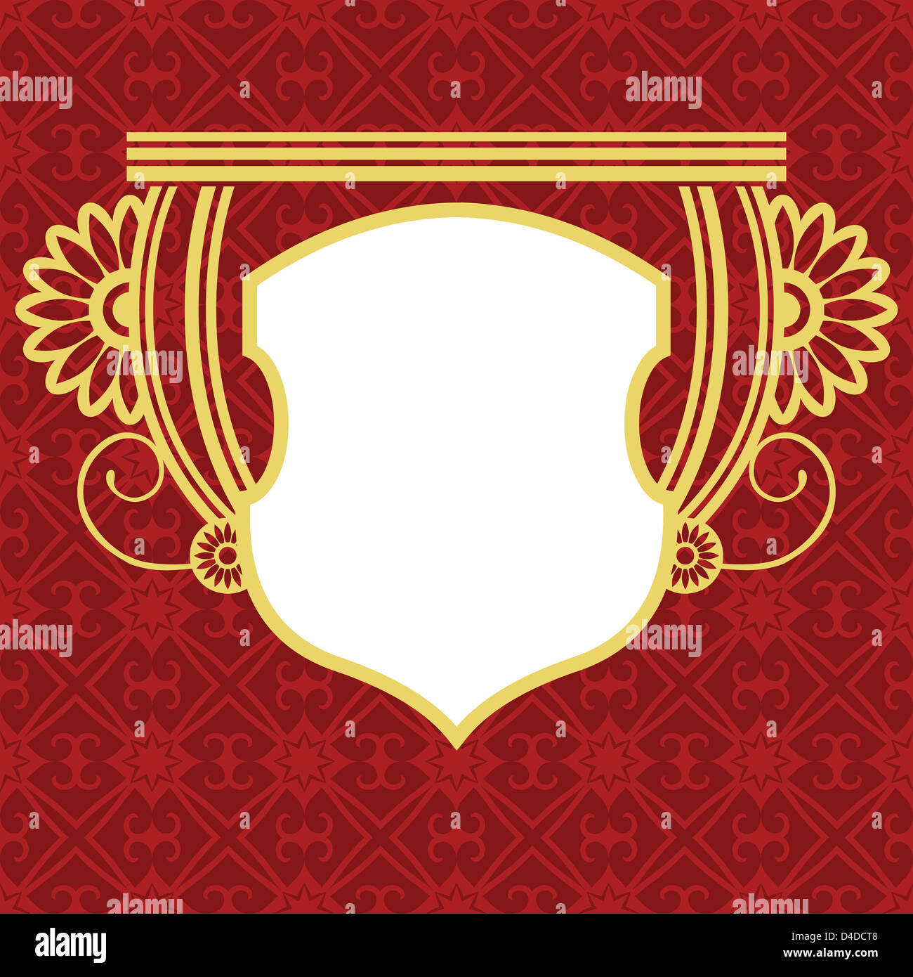 shield design, decorative frame Stock Photo - Alamy
