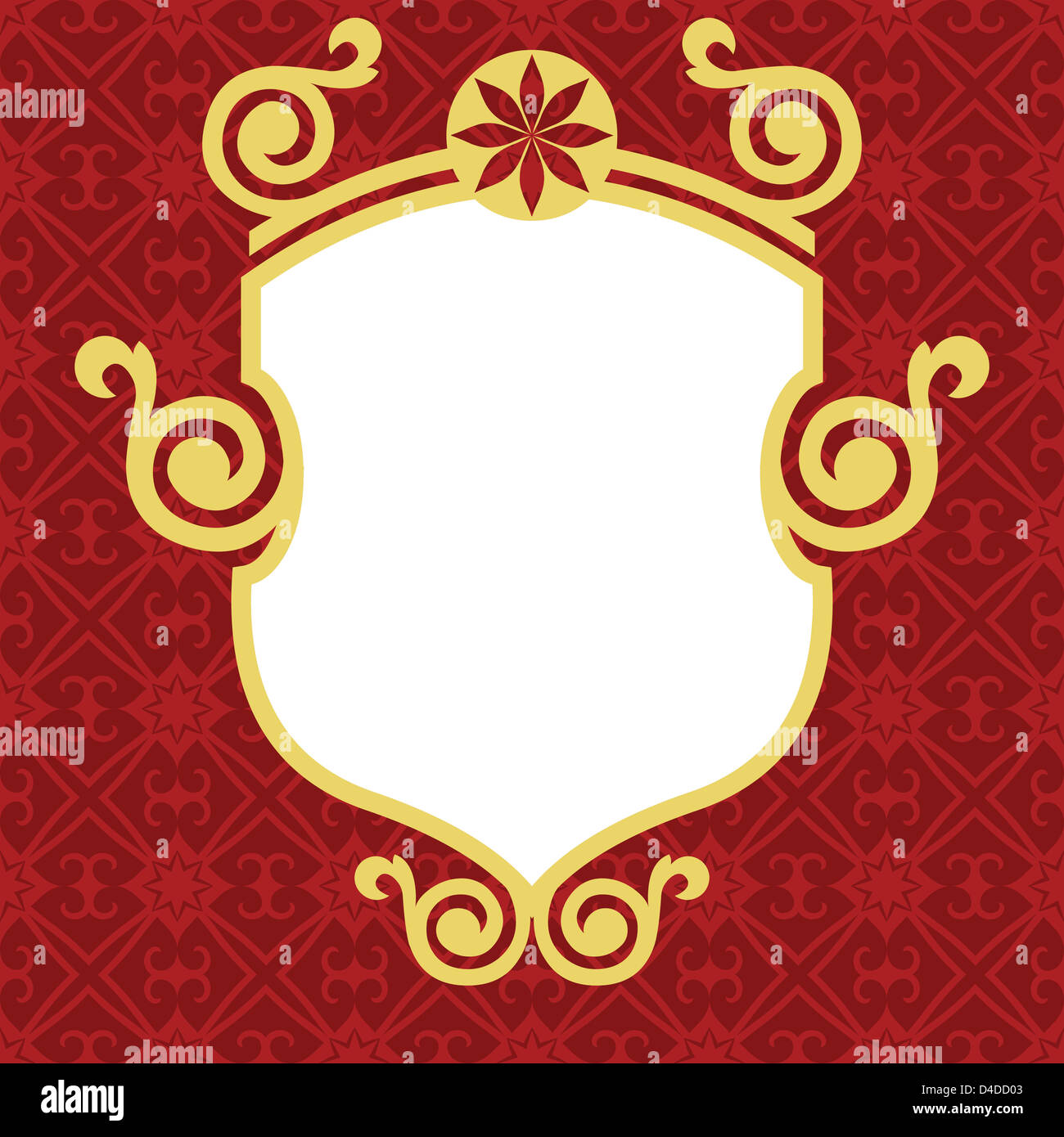 shield design, decorative frame Stock Photo - Alamy