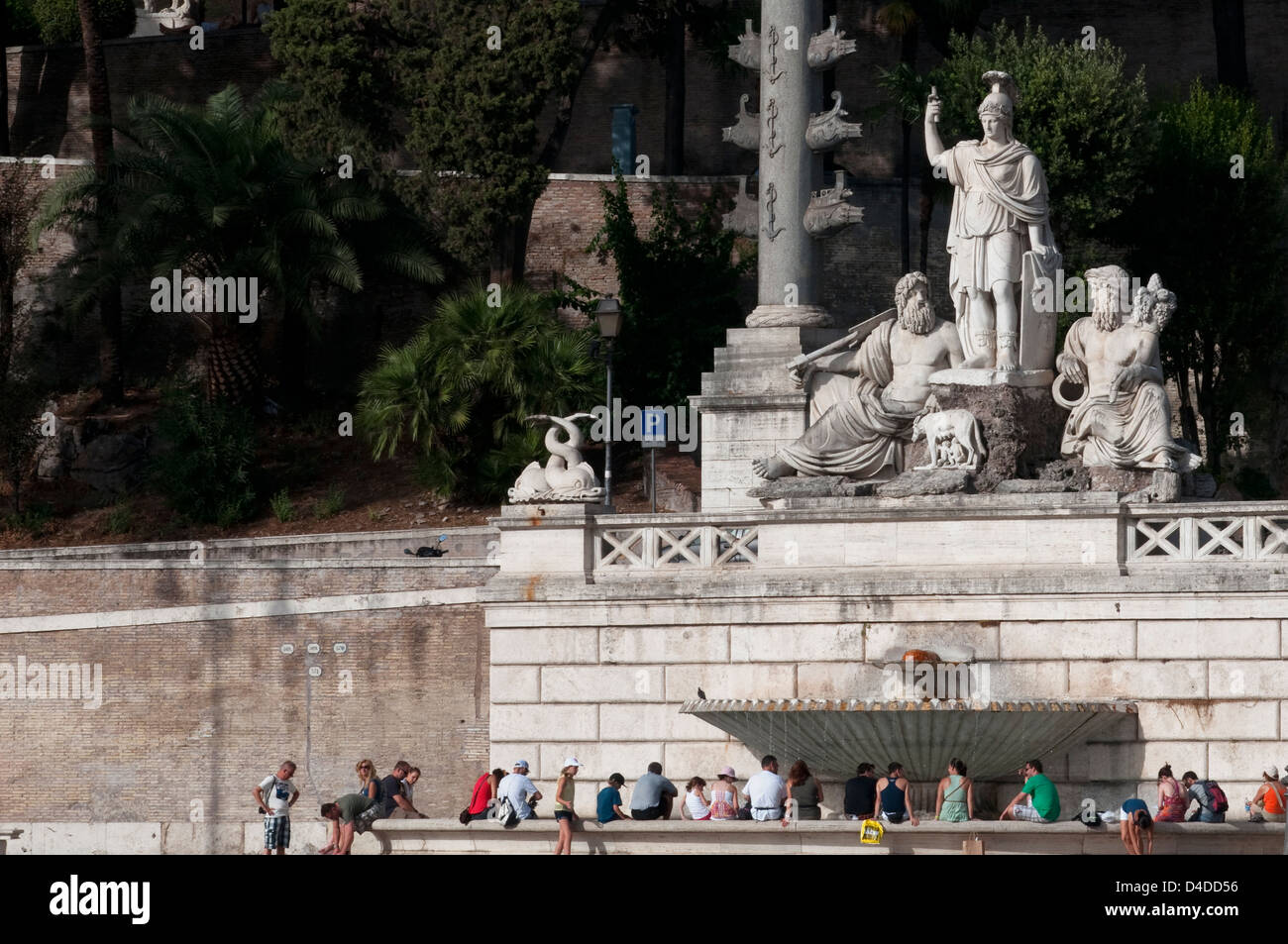 Pincio terrace architecture hi-res stock photography and images - Alamy